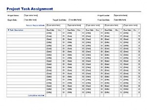 project-task-assignment | Word Templates for Free Download