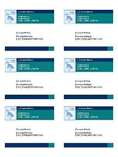 linear-shipping-label | Word Templates for Free Download