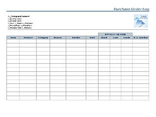Purchase Order Templates - Word Templates for Free Download