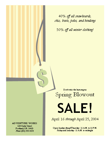 advertising-flyers-3 | Word Templates for Free Download