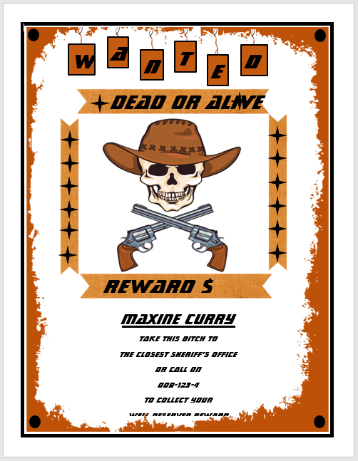 13 Free Wanted Poster Templates (Printable Docs) - Word Templates for ...