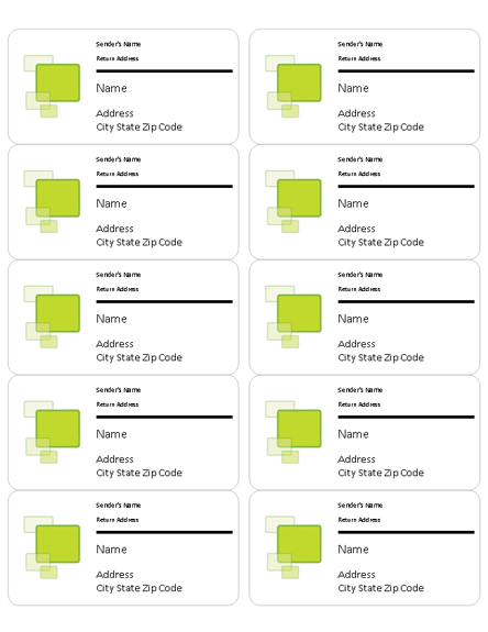 Free Address Label Templates - Word Templates for Free Download