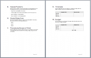 Project Proposal Template | Word Templates for Free Download