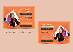 Gift Voucher Templates – Word Templates for Free Download